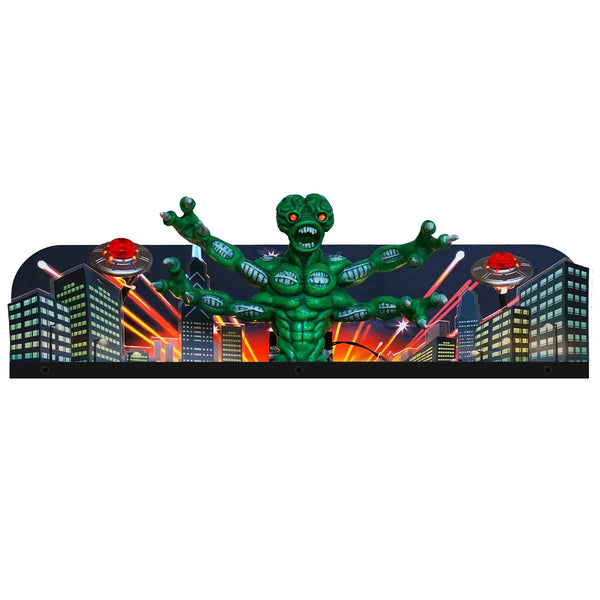 Attack or Revenge From Mars Pinball Acrylic LED Topper, for Pinball Ma ...