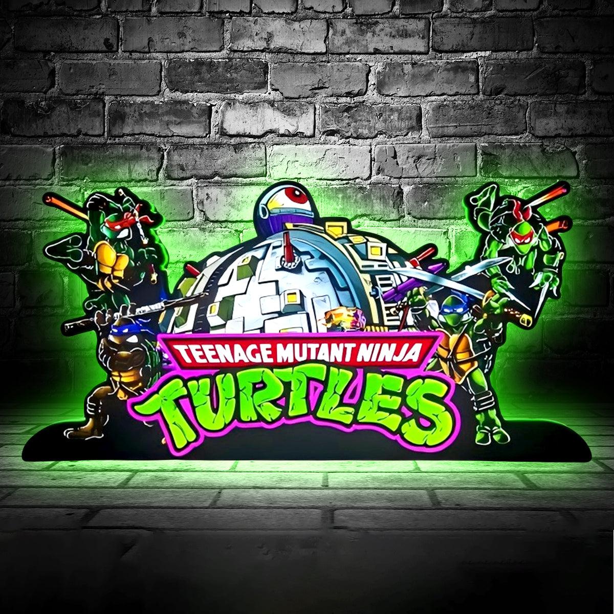 TMNT Teenage Mutant Ninja Turtle 3D Printed Topper LED Light Box, Perf ...