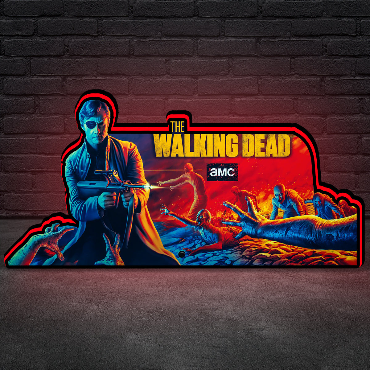 Walking Dead Pinball 3D LED Light Box, for Stern Pinball Arcade Game f ...