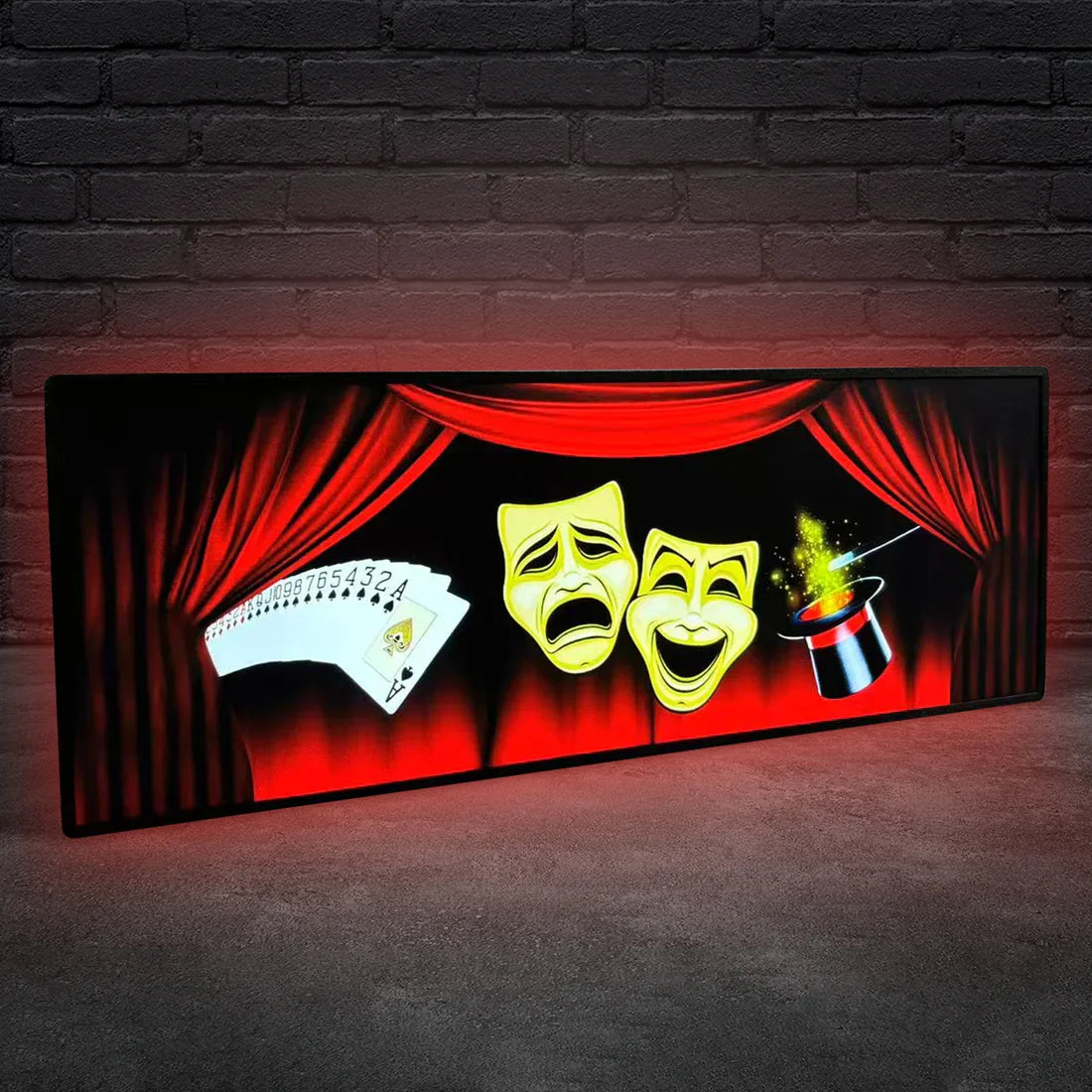 Theatre of Magic Pinball Topper LED Lightbox, 3D Printed Lightbox Rock ...