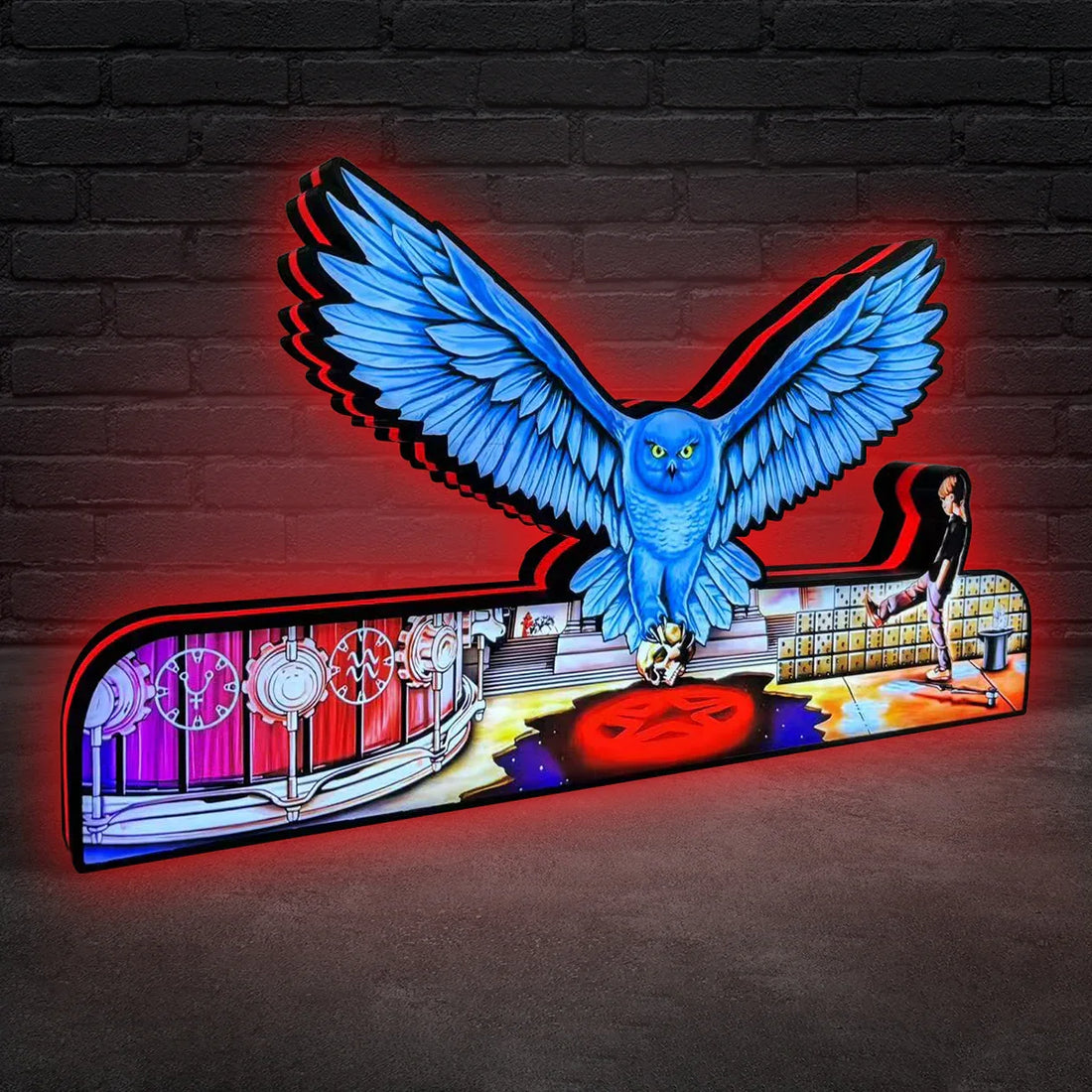 Rush Pinball Topper 3D Printed Lightbox, Rock 'n' Roll Fun, Pinball Ar ...