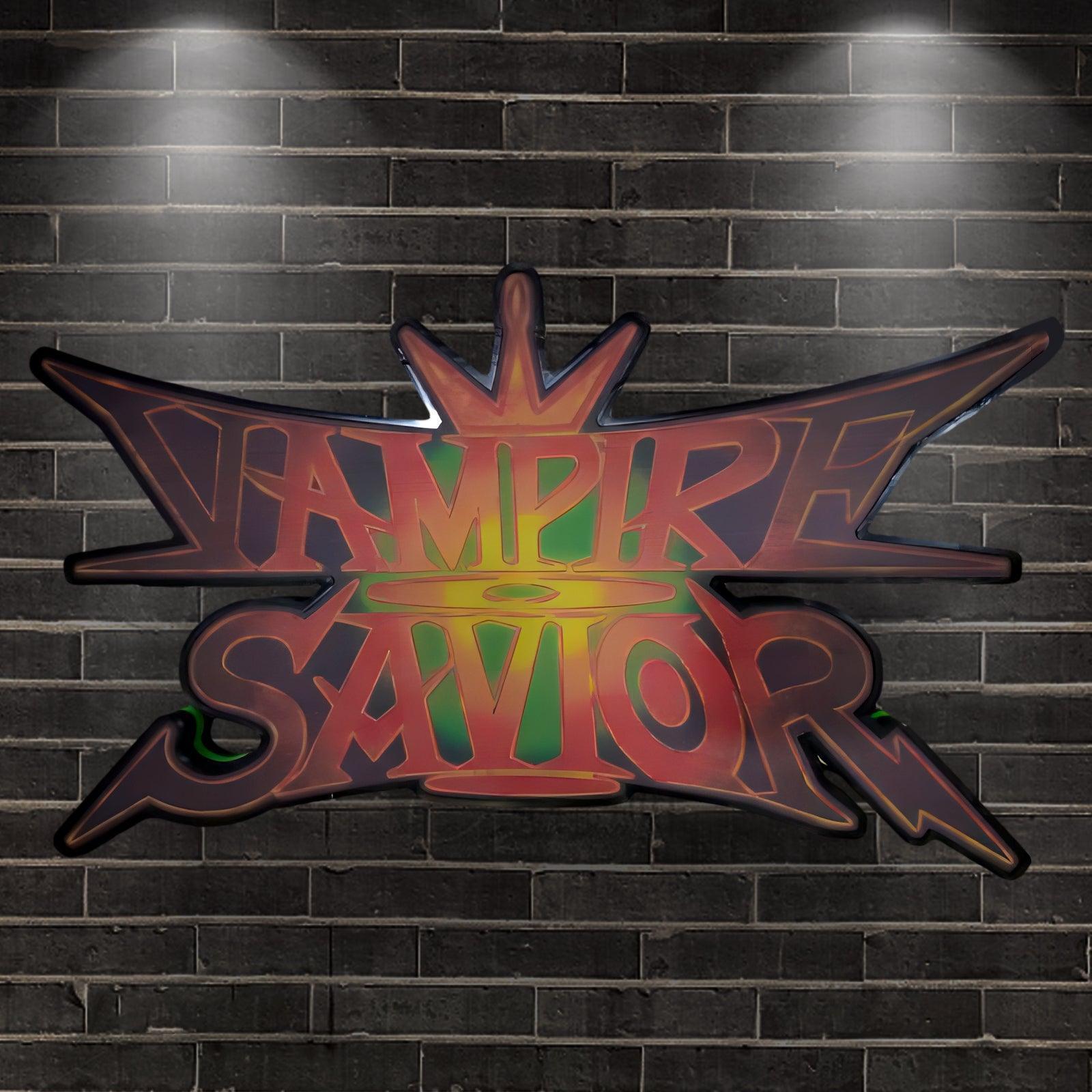 Custom Vampire Savior The Lord of Vampir Logo LED 3D Print Lightbox ...