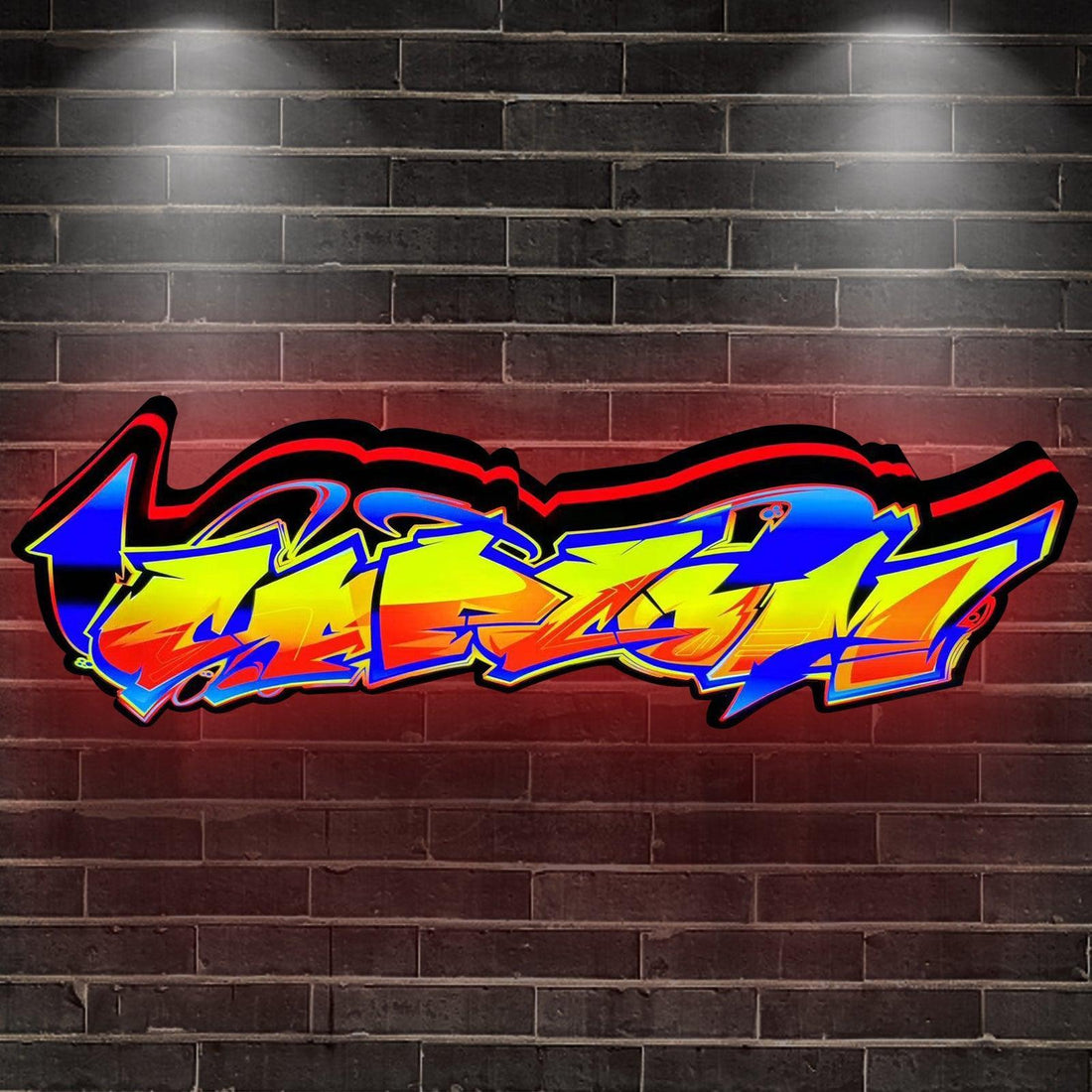 Cap Graffiti Light Sings Club Game Lightbox 3D Printed LED Lightbox ...