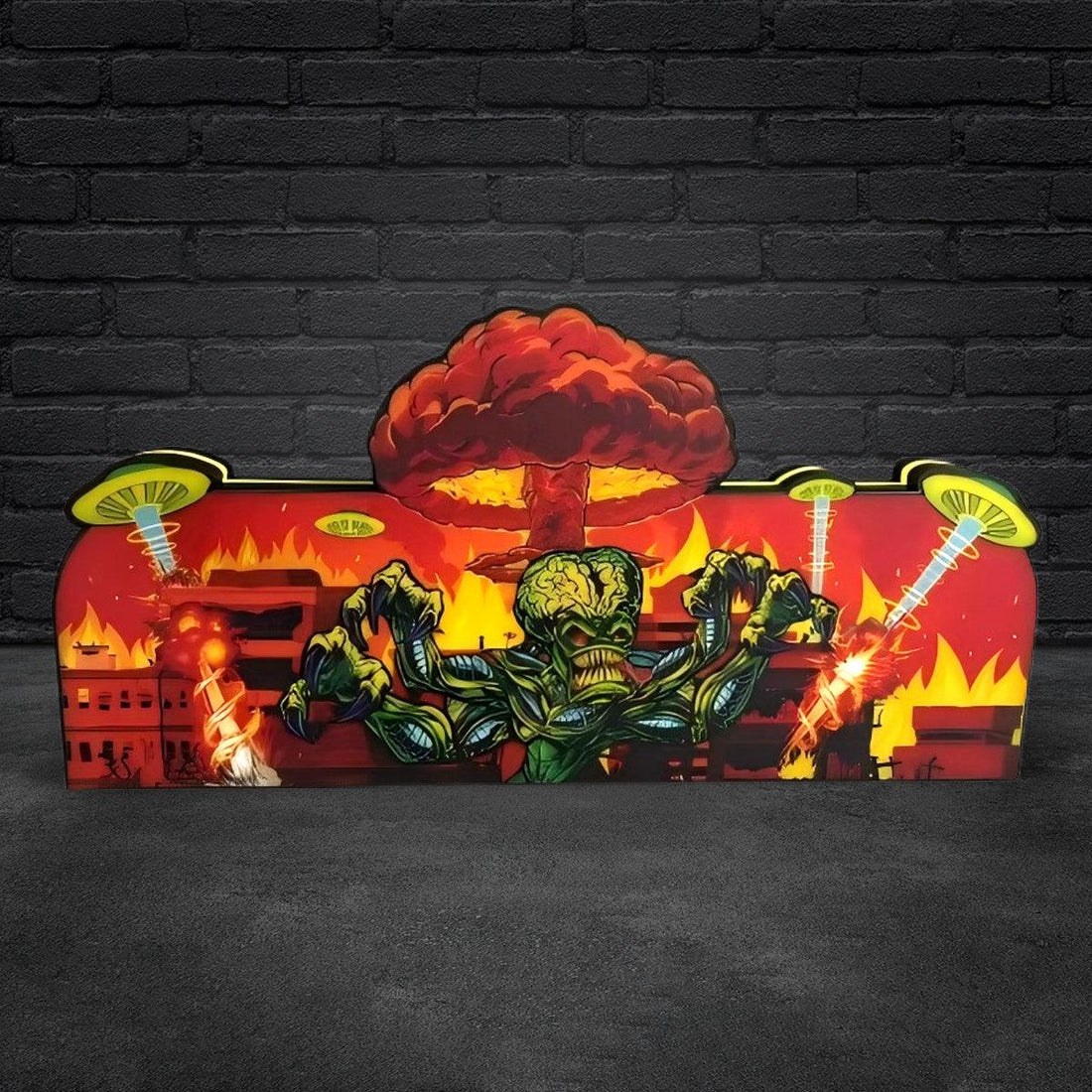 Attack From Mars Pinball Topper 3D Printed Lightbox with USB and Dimmi ...