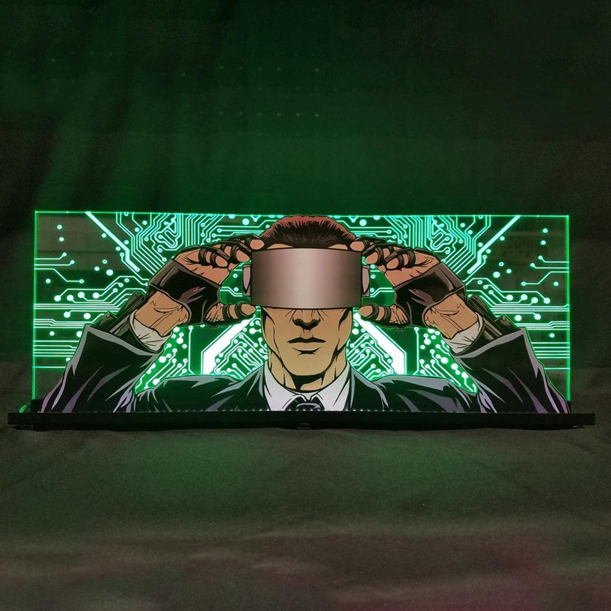 Johnny Mnemonic Pinball Machine 3D Acrylic LED Topper, for Pinball Mac ...