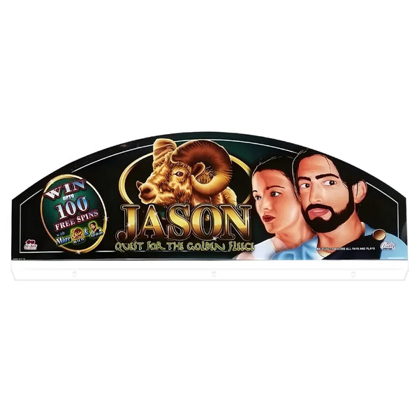 Bally Cinevision Video Slot Machine Glass JASON 3D Acrylic LED Topper ...