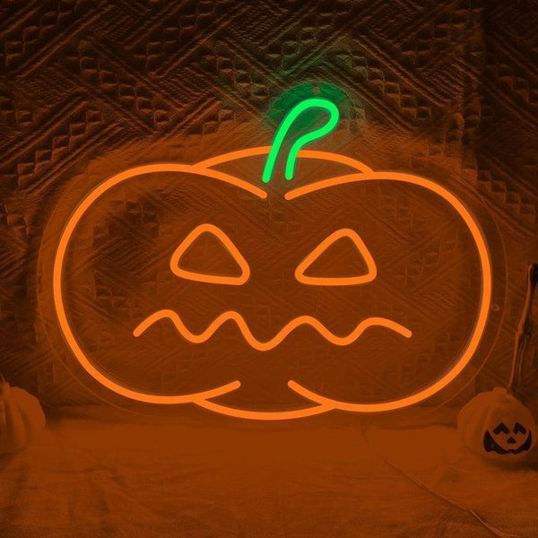 Halloween Pumpkin Neon Sign,Pumpkin LED Sign Decor,Pumpkin Party Neon ...
