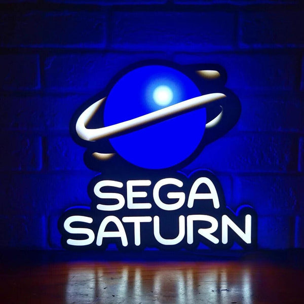 SEGA Saturn Sign for Gaming Room Decor 3D Printed LED Lightbox – FYLZGO ...
