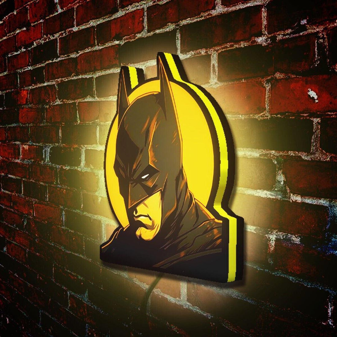 Batman 3D Printed LED Sign Ultra Rare Decorative Lightbox USB Powered ...