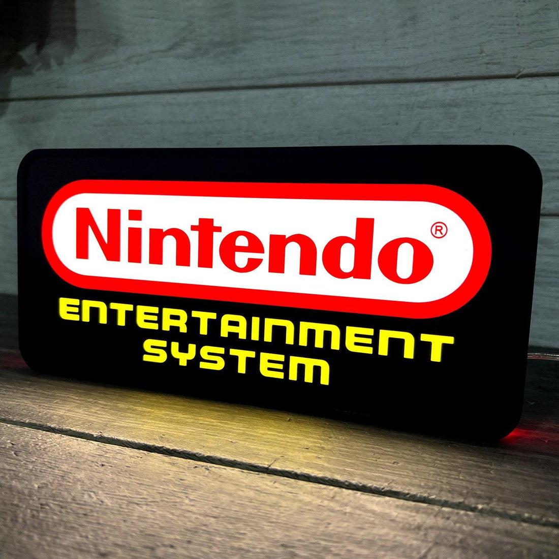 Nintendo Entertainment System Logo Night Lights SNES Video Game Light ...