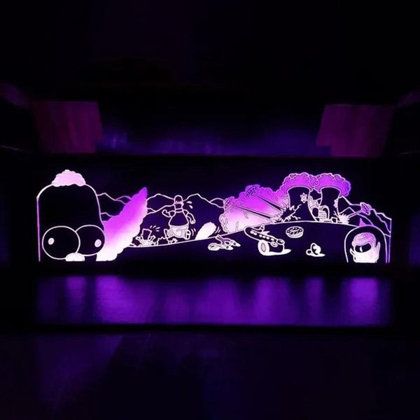 The Simpsons Pinball Party TSPP Acrylic RGB LED Topper, for Pinball Ma ...