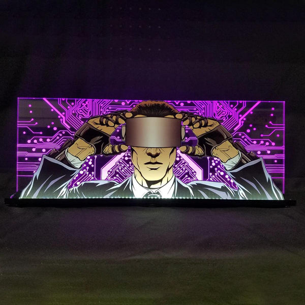 Johnny Mnemonic Pinball Machine 3D Acrylic LED Topper, for Pinball Mac ...