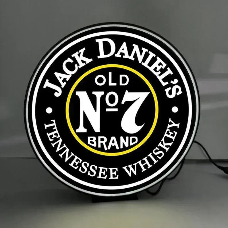 Jack Daniel's 3D printed lightbox logo led light box Bar Sign – FYLZGO ...