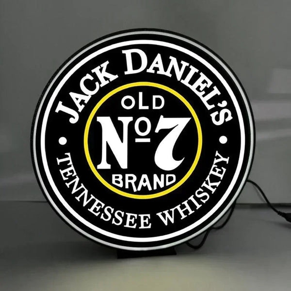 Jack Daniel's 3D printed lightbox logo led light box Bar Sign – FYLZGO