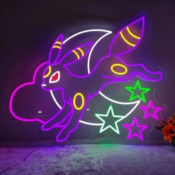 Slyveon Neon Sign Anime Neon Sign Cute and Kawaii Slyveon Gorgeous Game ...