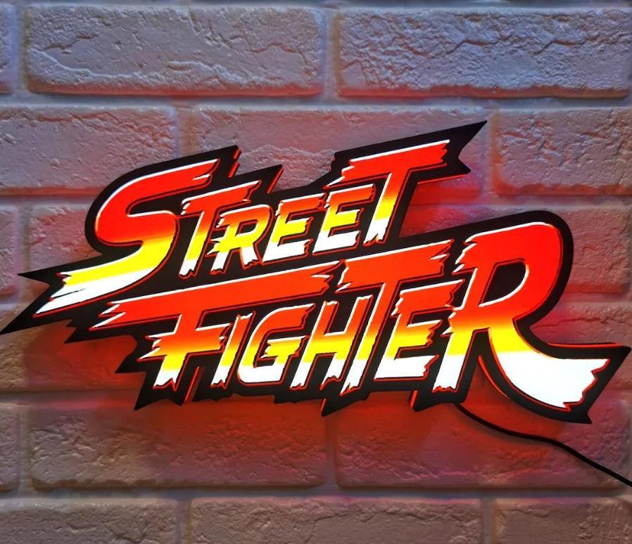 Grand Master Challenge Street Fighter I, II, III Logo Lightbox Light 3 ...