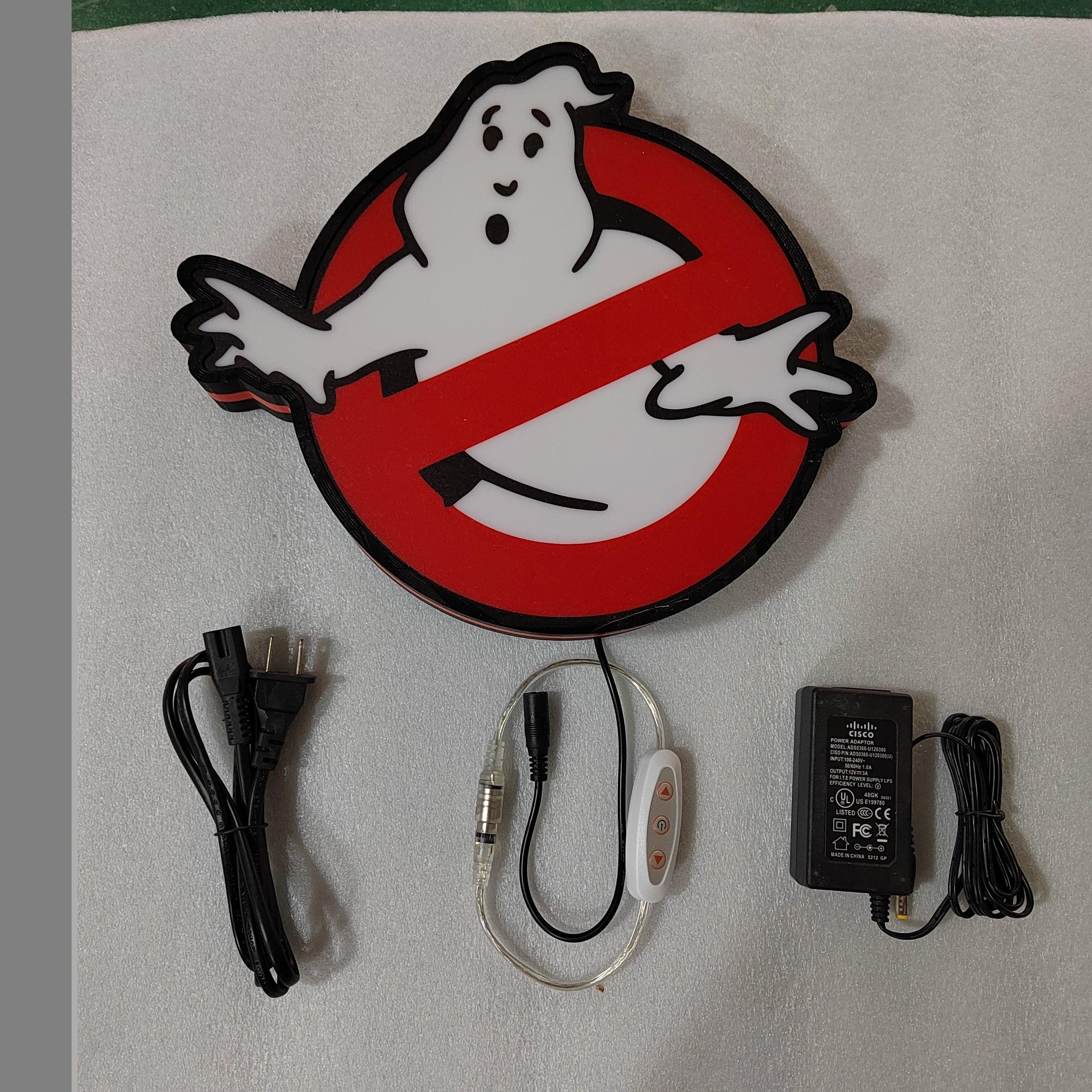 Ghostbusters Logo Light Box USB Powered with Dimming Control Perfect D ...