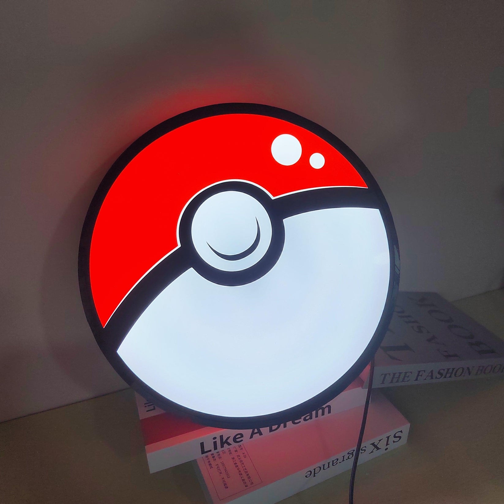 Poké Ball Logo Lightbox Custom Wall Decor for Business Shop Hanging Ar ...