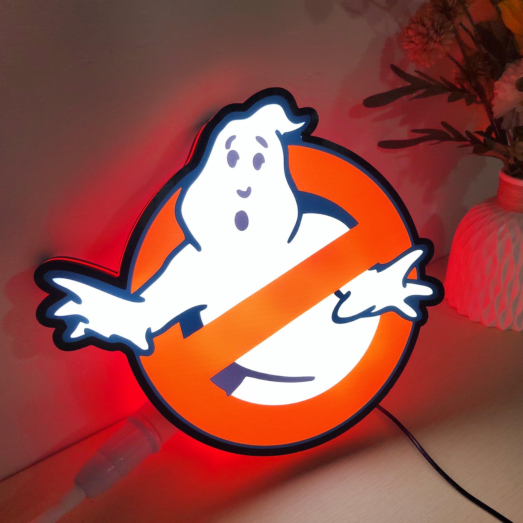 Ghostbusters Logo Light Box USB Powered with Dimming Control Perfect D ...