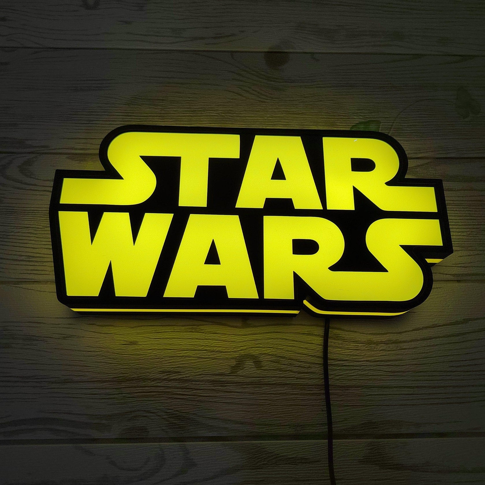Star Wars Logo 3D Printed Lightbox Handmade, Star Wars Gifts for Woman ...