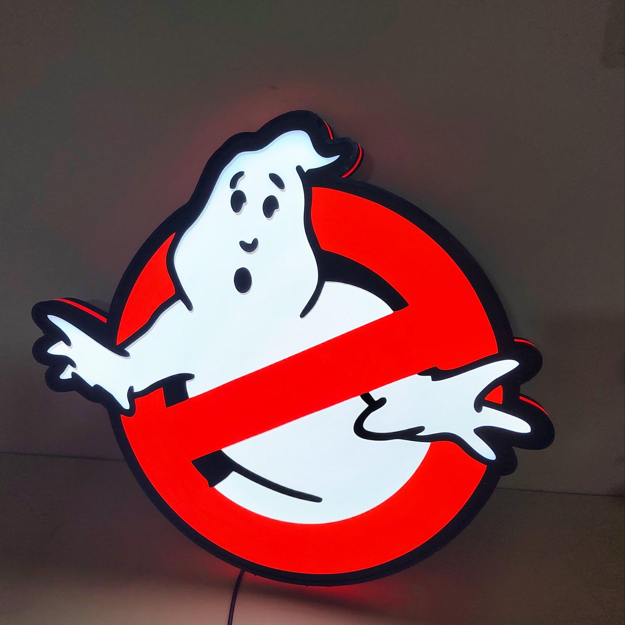 Ghostbusters Logo Light Box USB Powered with Dimming Control Perfect D ...