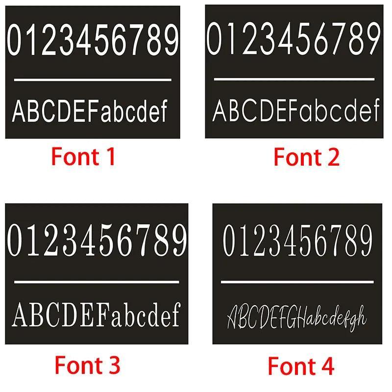 Custom House Numbers LED Lighted Address Number 3D Light Foating ...