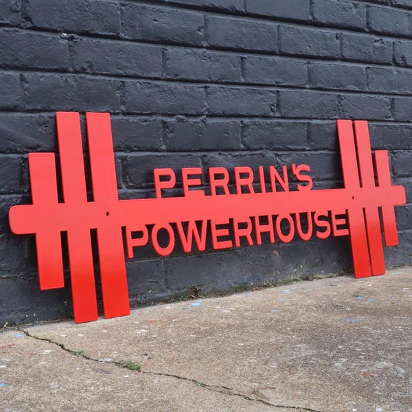 Personalized Home Gym Sign - Work Out - Custom Gym Sign - Workout Wall ...