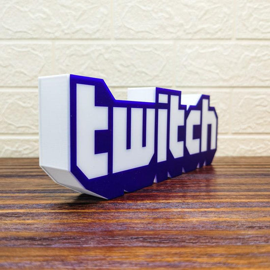 Twitch Logo LED Light Sign | Powered by USB and Fully Dimmable ...