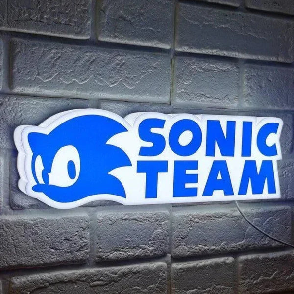 Sonic The Hedgehog Sonic Team Design Lightbox, Hedgehog Gifts, 3D Prin ...