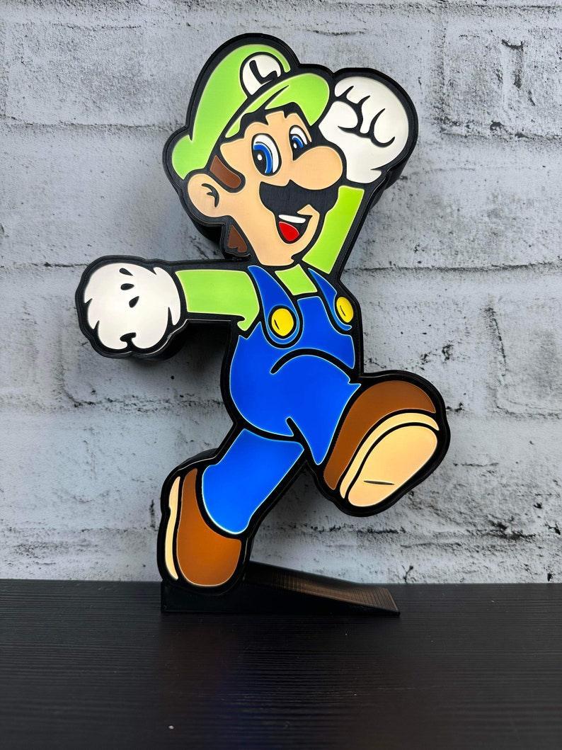 Luigi Led LightBox Sign Lamp Room Decoration – FYLZGO Signs