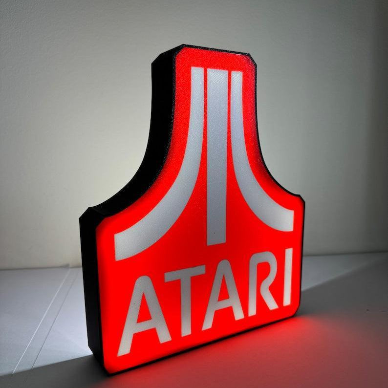 Atari Retro LED Light box – FYLZGO Signs