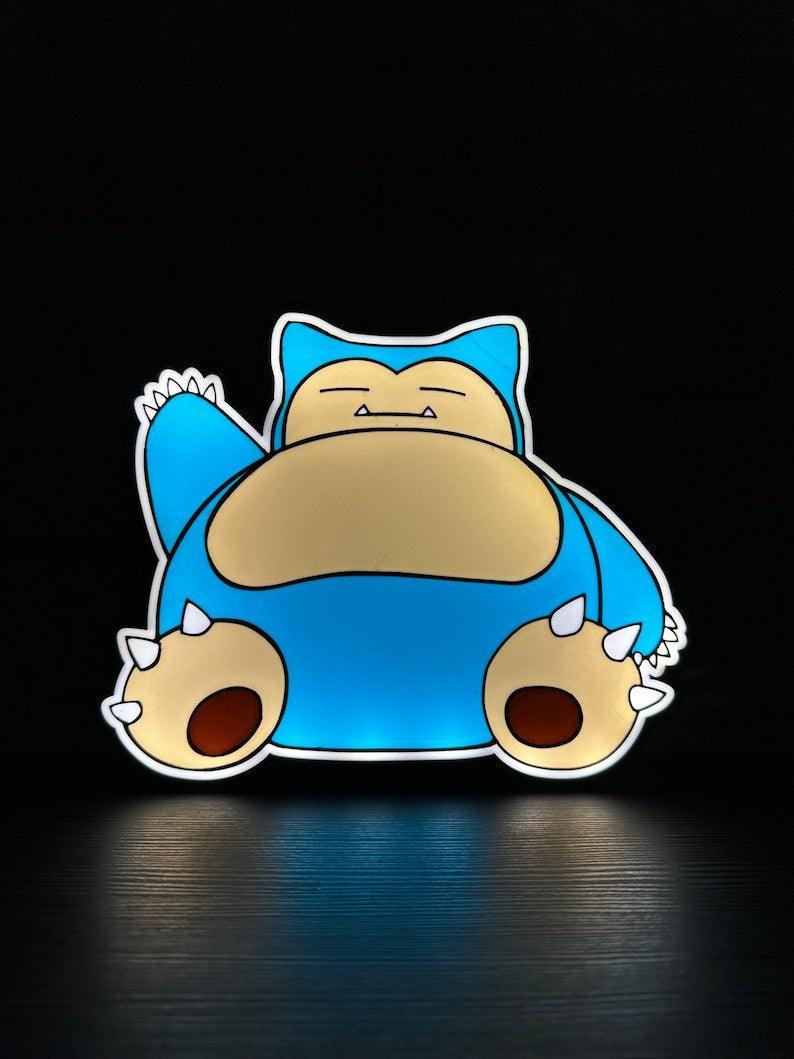 Snorlax Led LightBox Sign | Lamp | Pokémon Room Decoration – FYLZGO SIGNS