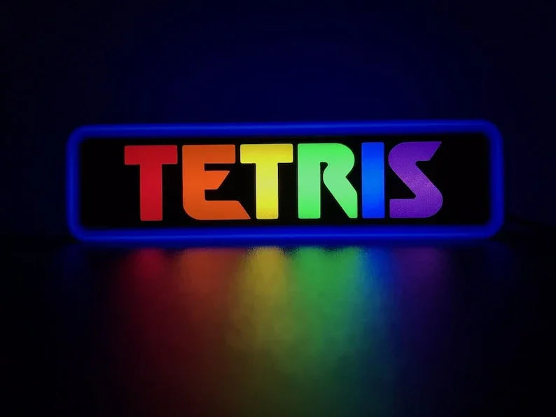 Tetris 3d Printed Led Sign – FYLZGO Signs