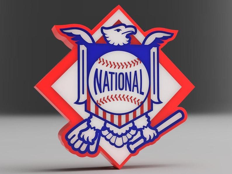 Major League Baseball National League Logo LED LightBox Sign / Lamp ...