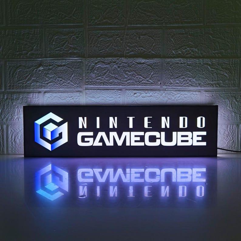 Nintendo Gamecube Classic Logo man cave lights, Perfect for gaming roo ...