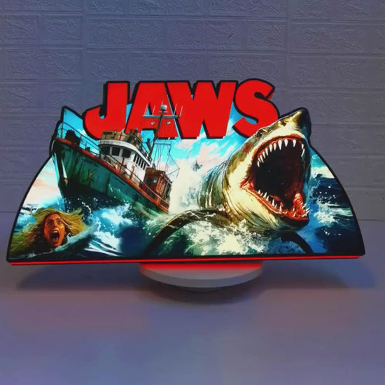 Jaws Pinball Topper, Designed for Stern Jaws Pinball 3D printed ...