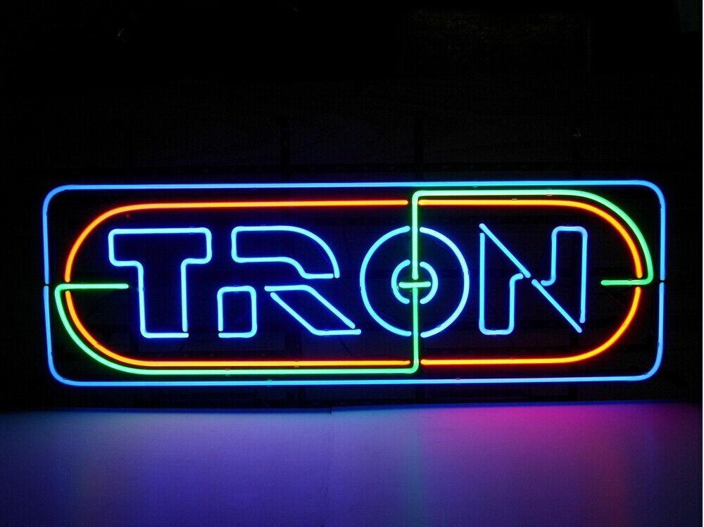 Tron Recognizer 20"x8" Neon Sign Bar Lamp Light Party Gift Pub Man Ca ...