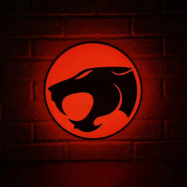 Vintage Thundercats LED Sign 3D Printed, USB Powered and Fully Dimmabl ...