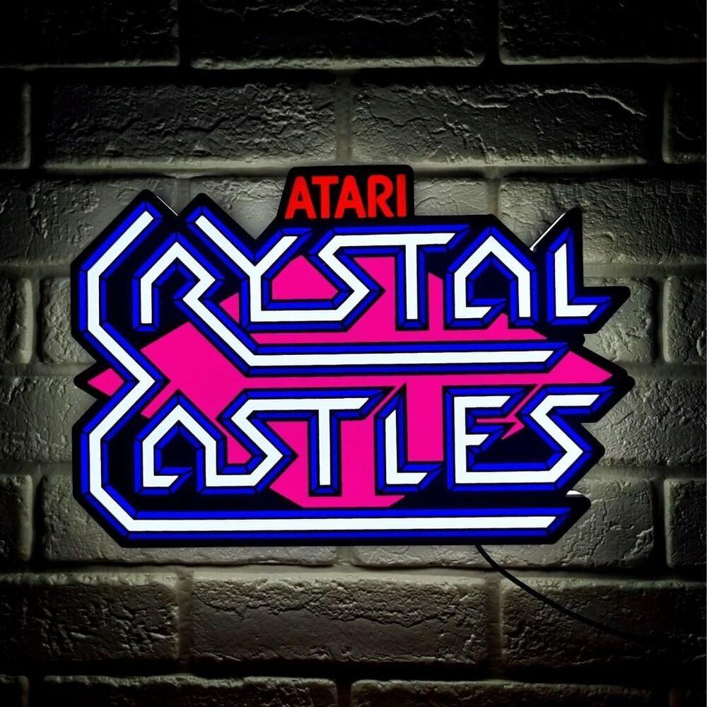Atari Crystal Castle Panneau lumineux LED imprimé en 3D | Art mural ...