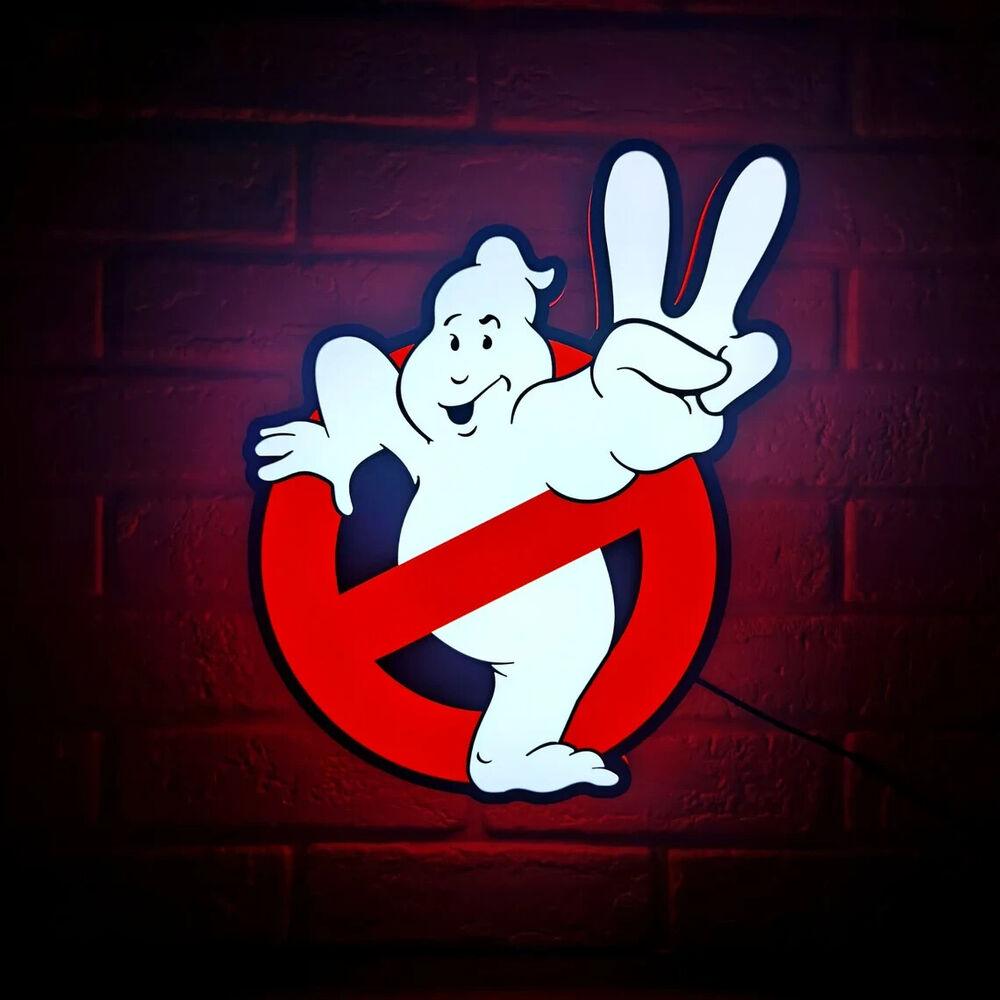 Ghostbusters 2 Logo Lightbox USB Powered with Dimming Control Perfect ...
