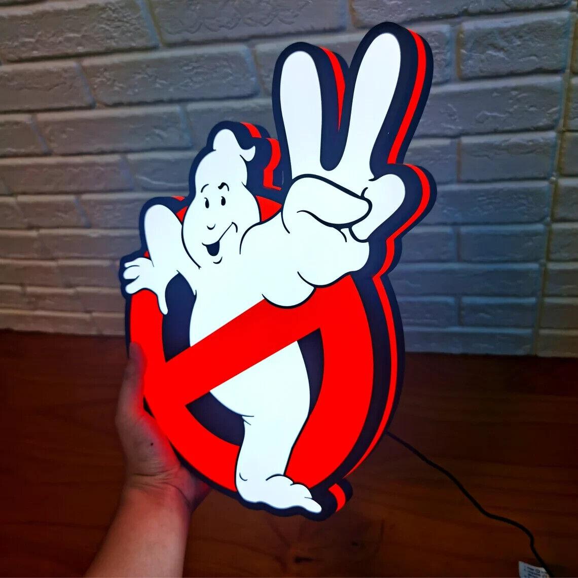 Ghostbusters 2 Logo Lightbox USB Powered with Dimming Control Perfect ...