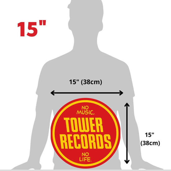 Tower Records LED Lightbox No Music, no Life Vintage Records Store LED ...