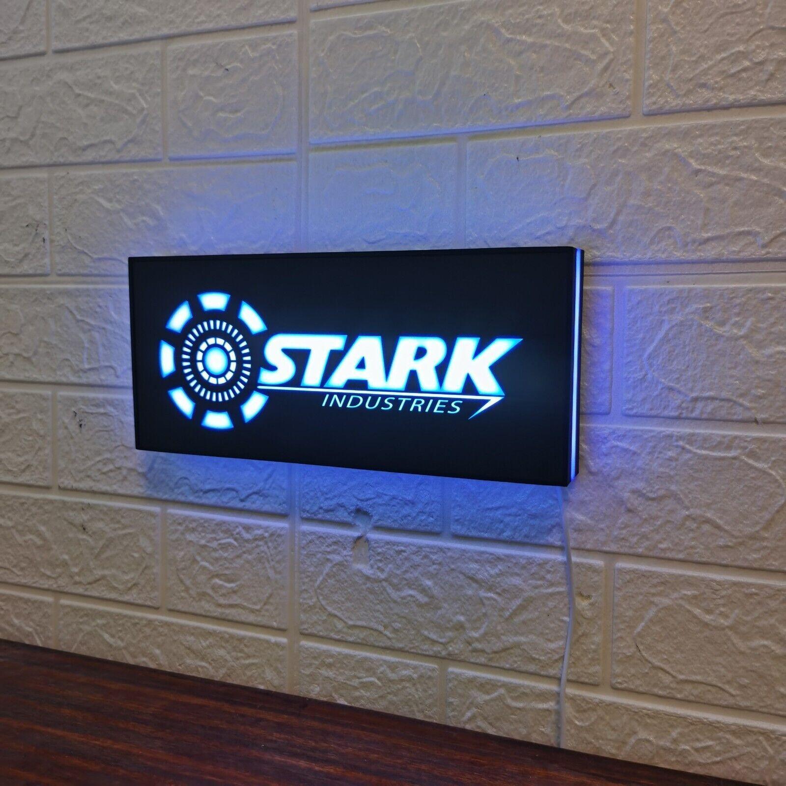 Stark Industries LED Lightbox Dimmable & USB Powered Marvel Avengers ...