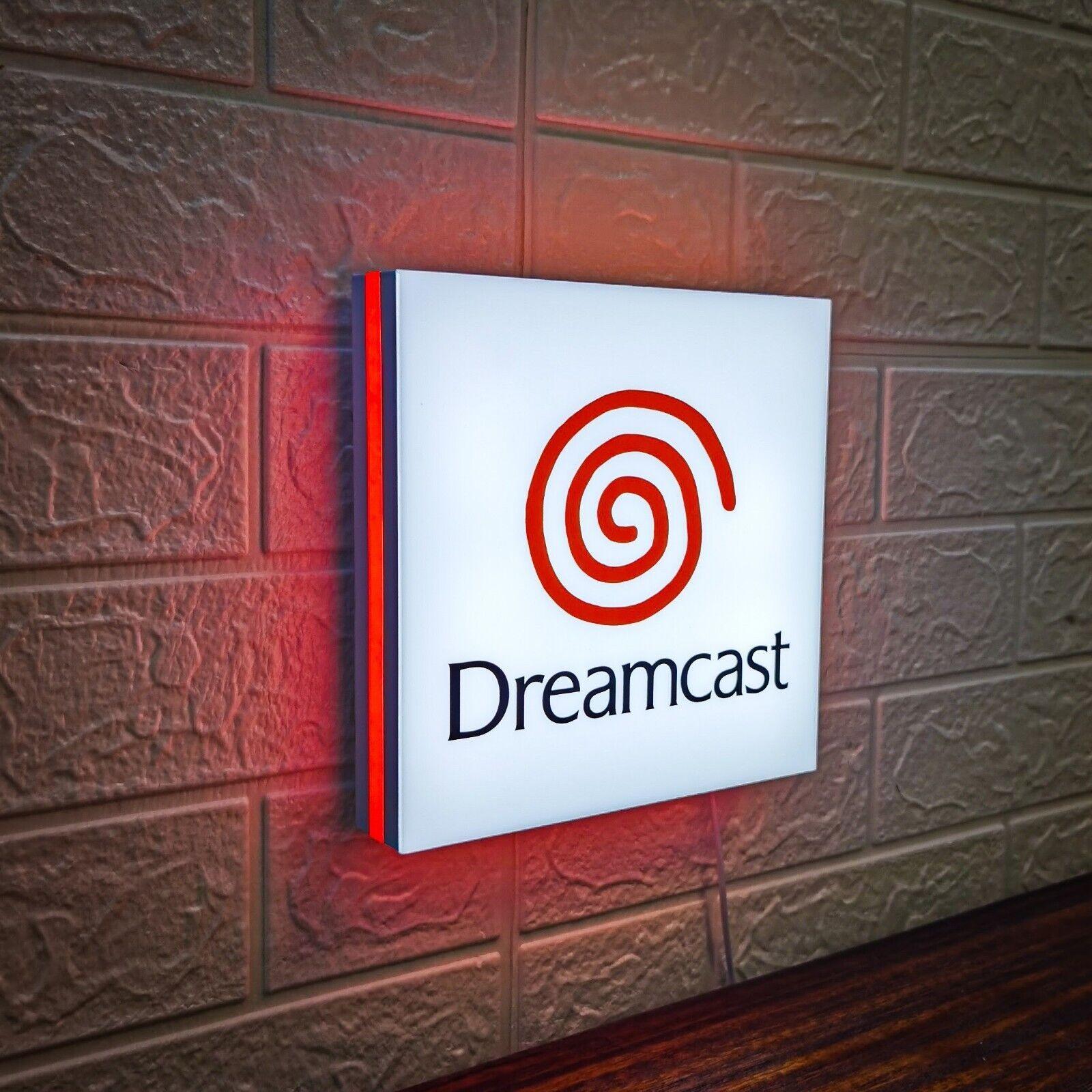 Dreamcast Logo LED Sign SEGA Console 3D Printed Light Sign – FYLZGO Signs