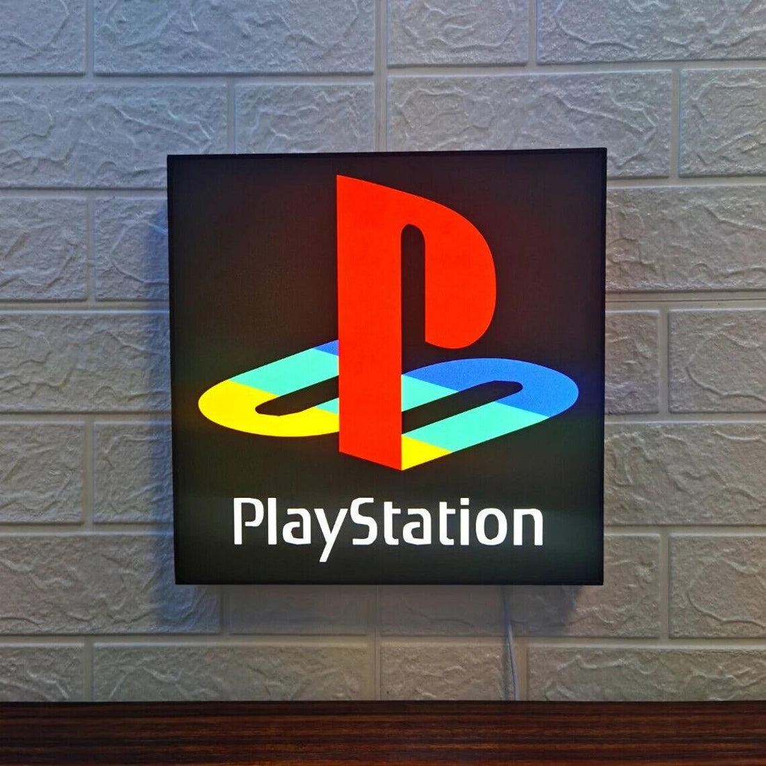 Classic Logo man cave lights | PlayStation sign for gaming room decor ...