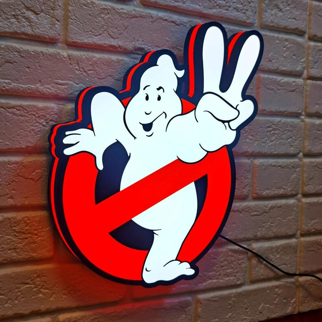 Ghostbusters 2 Logo Lightbox USB Powered with Dimming Control Perfect ...