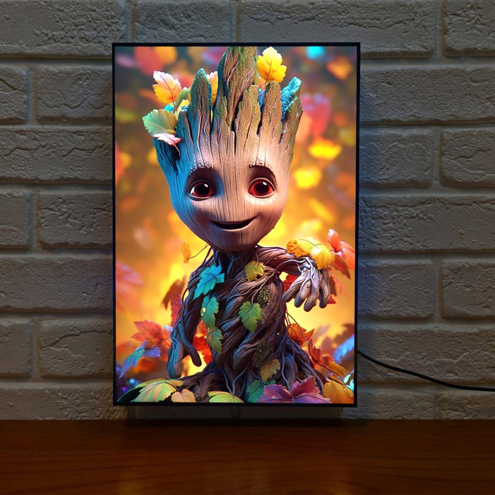 Custom Baby Groot Lighting Canvas – FYLZGO Signs