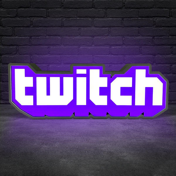 Twitch Logo LED Light Sign | Powered by USB and Fully Dimmable ...